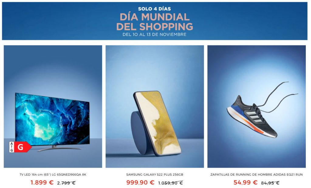 Día Mundial del Shopping en El Corte Inglés ¡Sólo 4 días!